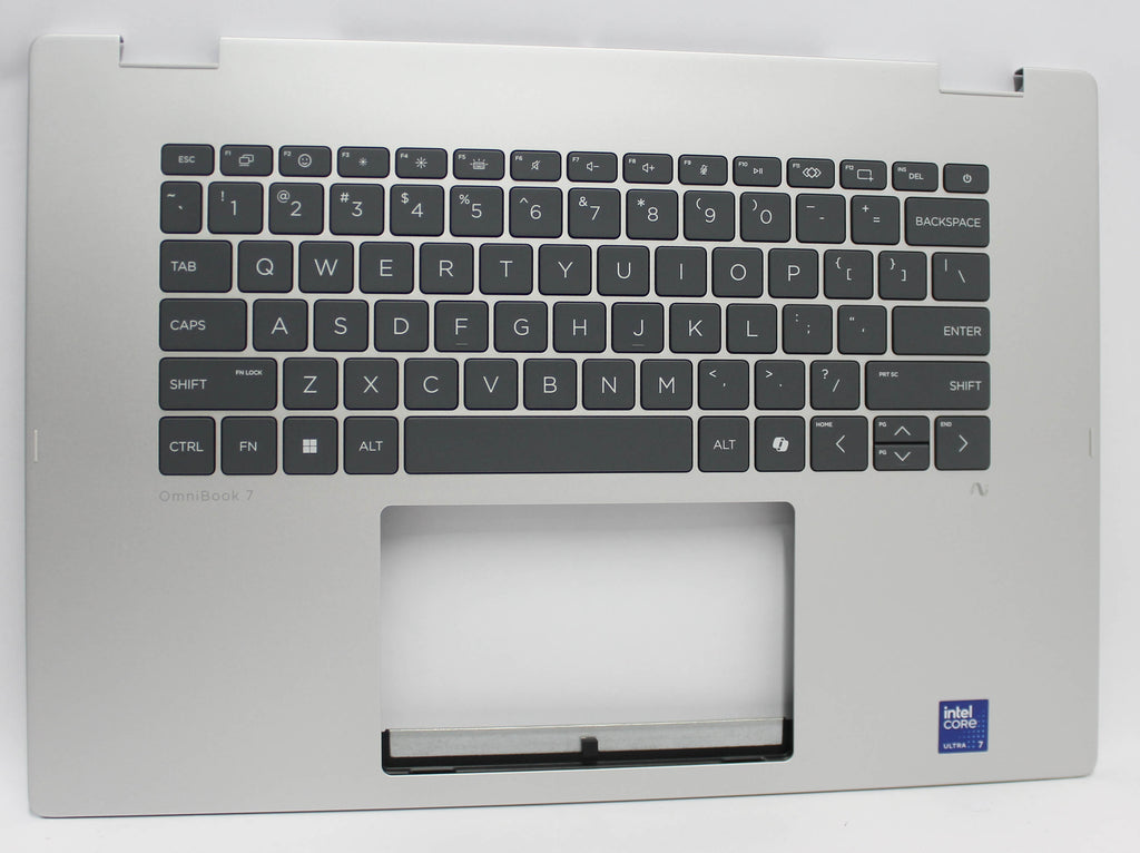 P29036-001 HP PALMREST TOP COVER GLS W/KB SGY BL US OMNIBOOK 7 FLIP 16-AU0070WM "GRADE A ...